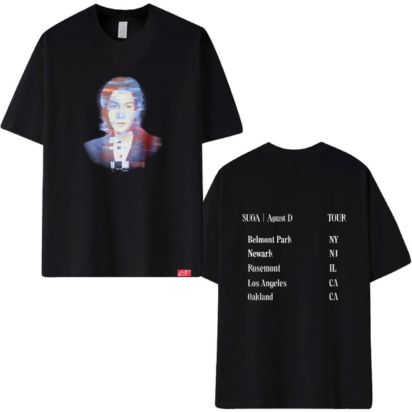 Shirts | 223 Bts Suga Agust D Dday Tour Tshirt Size Xl | Poshmark